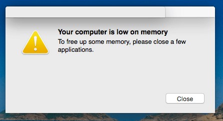 Remove "Your Computer is Low on Memory" Popup Virus on Mac