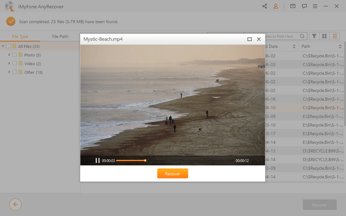 AnyRecover User Guide
