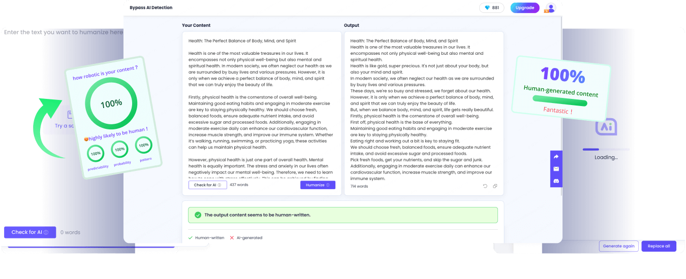 AI Humanizer: Turn AI-Generated Text to 100% Human-Like