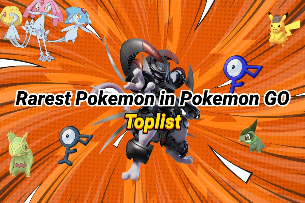 Top 10 Rarest Pokemon In Pokmon Go Rare Pokemon To 10 Rare Pokemon