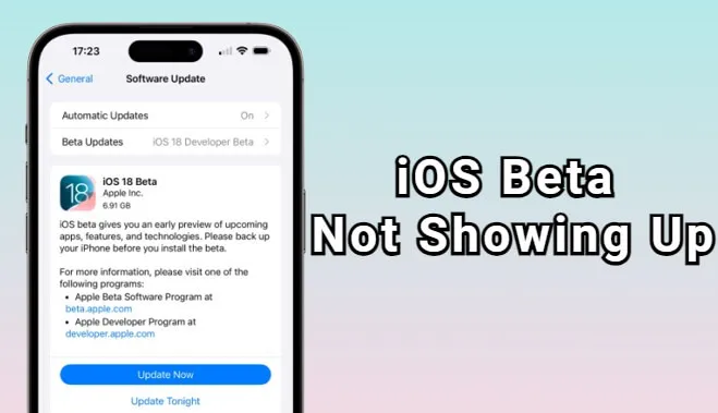How to Fix iOS 26 Beta Not Showing Up on iPhone? - 8 Ways!