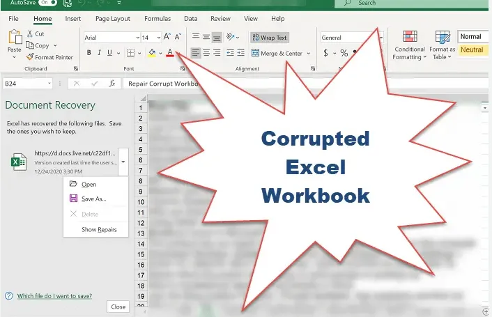  Fixed How To Corrupt An Excel File And Repair It