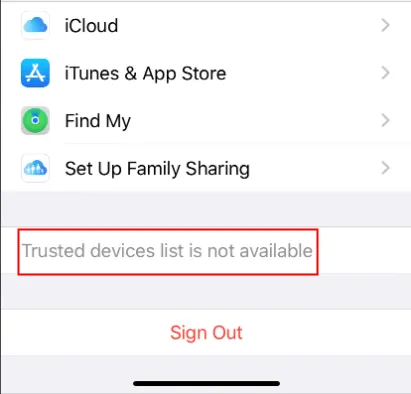 Trusted Devices List Is Not Available? Fix It with 6 Ways!