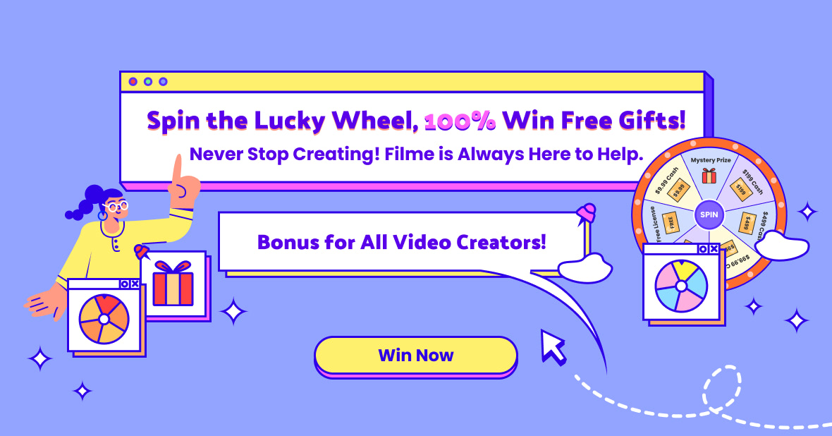 Spin the Lucky Wheel, 100% Win Free Gifts!