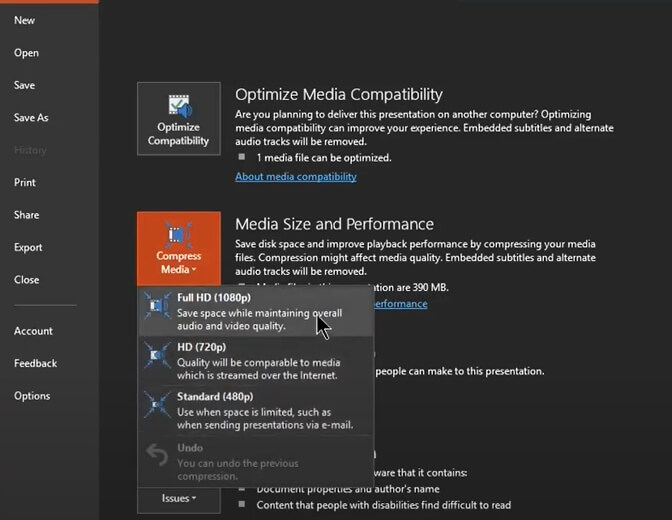 2 Solutions Of How To Compress Video In PowerPoint