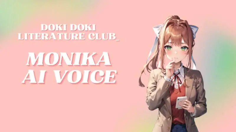 Monika (DDLC) AI Voice Model for AI Cover/Voice Change