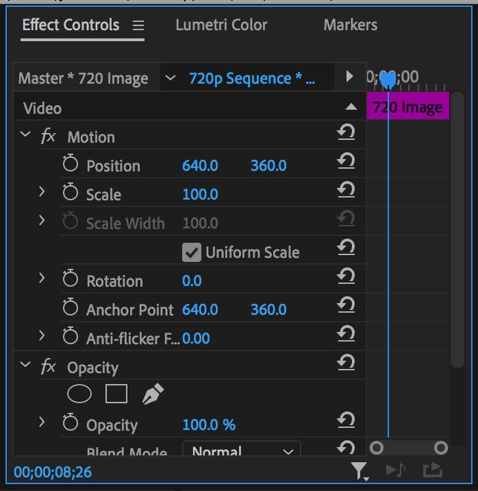 How To Resize An Image In Adobe Premiere Pro