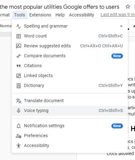 How To Do Text To Speech On Google Docs To Read Text Aloud 2023 