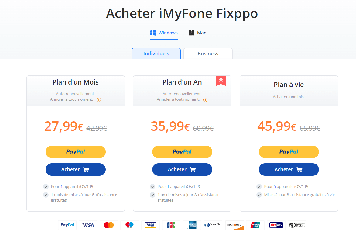 [Coupon] iMyFone Fixppo Code d'enregistrement Gratuit pour réparer iOS