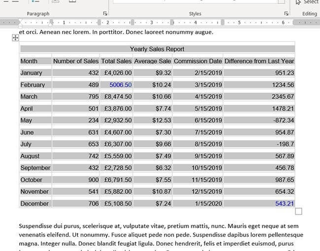 Easily Converting Tables Between Excel And Word